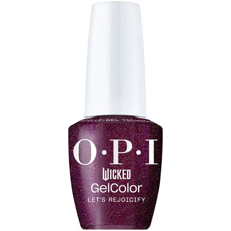 opi gelcolor purple nail polish up to 3 weeks of wear smudge proof