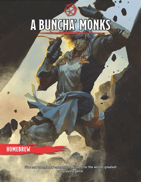 A Buncha Monks 5 New Homebrew Subclasses Runearthedarcana