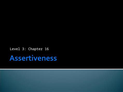 Ppt Level 3 Chapter 16 Understand The Difference Between