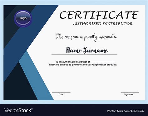 What Is Authorized Distributor Certificate Design Talk