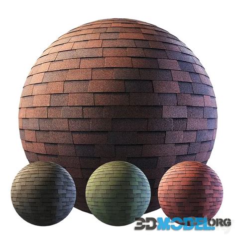 3d Model Flexible Shingles Type 1