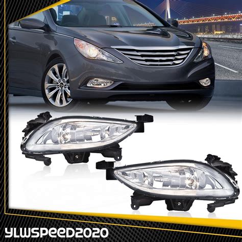 Pair Front Bumper Driving Fog Lights Lamps LH RH Fit For 2011 13