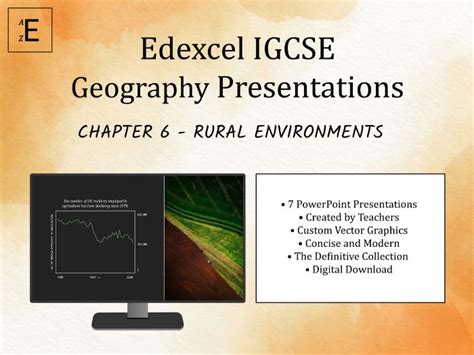 Edexcel IGCSE Geography Presentations Chapter 6 Rural Environments Teaching Resources