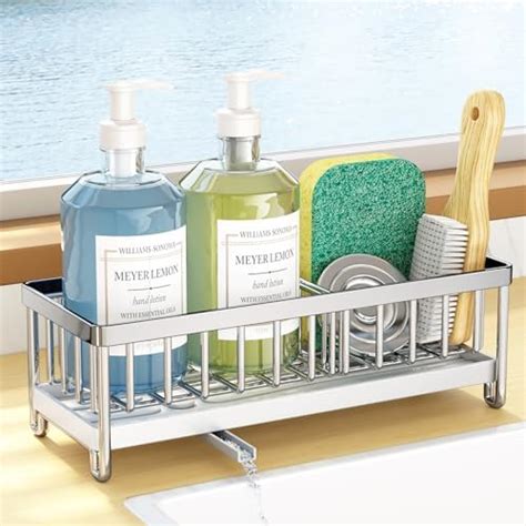 Amazon Rustproof 304 Stainless Steel Kitchen Sink Sponge Holder