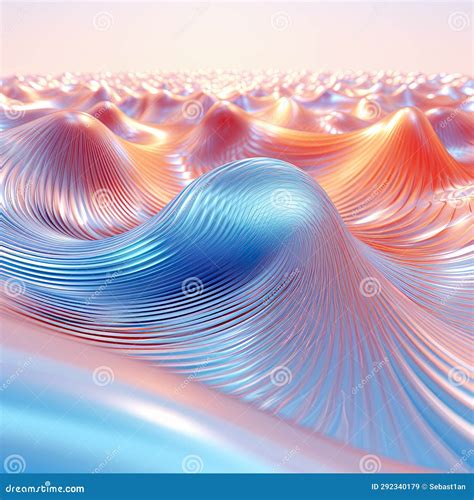 Bright Abstract Background Features Colorful Wave Shapes Creating A Vibrant And Dynamic