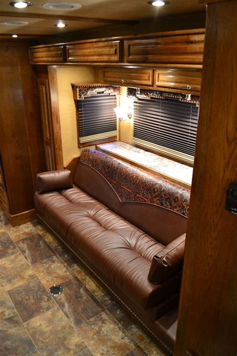 Custom Leather Sofa Sleeper By Outlaw Conversions Shortwall And Slide Out By Star T