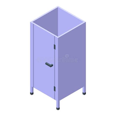 Public Restroom Icon Isometric Vector Wc Toilet Stock Vector Illustration Of Sink School