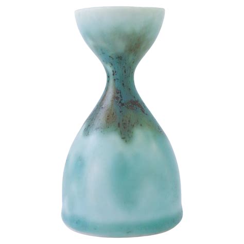 Octagonal Blue Vase Carl Harry Stålhane Rörstrand Mid Century