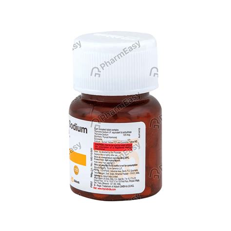 Buy Thyronorm 125 Mcg Tablet 120 Online At Flat 18 Off Pharmeasy