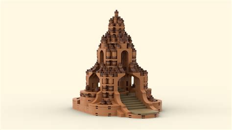 Lego Moc Small Temple By Blockwise Rebrickable Build With Lego