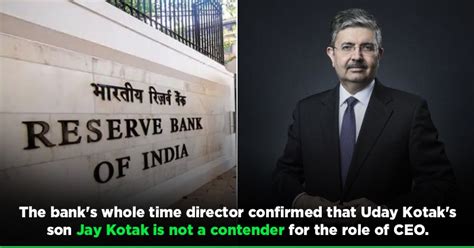 Why Asias Richest Banker Uday Kotak Is Being Pushed To Pick An