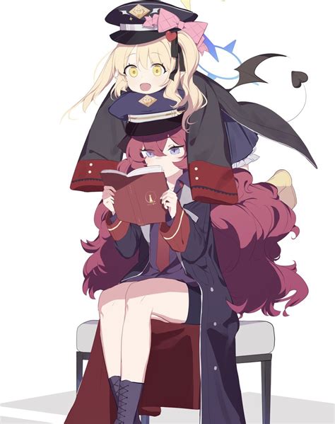 Safebooru 2girls Ba Fed Kitaku Bangs Bare Legs Black Footwear Black