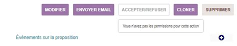 Bug Impossible De Modifier Létat Dans Proposition Commercial AcceptÉ