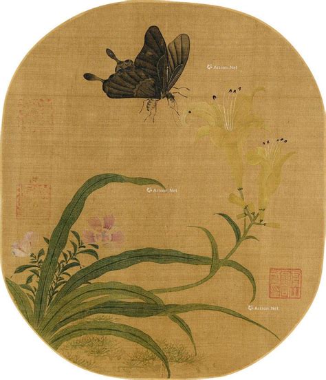 佚名 花蝶图2018春季艺术品拍卖会上海朵云轩拍品价格图片拍卖专场拍卖会预展拍卖会结果卓克拍卖频道