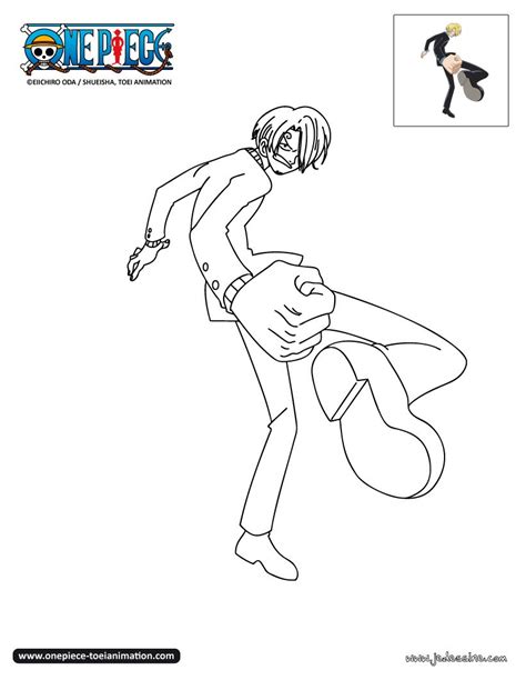 Coloriages Sanji