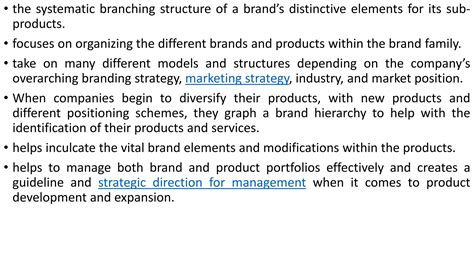 Brand Mangement Topic Brand Architecture And Brand Hierarchypptx