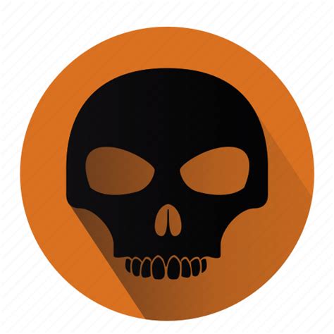 Danger Halloween Horror Scary Skull Virus Warning Icon