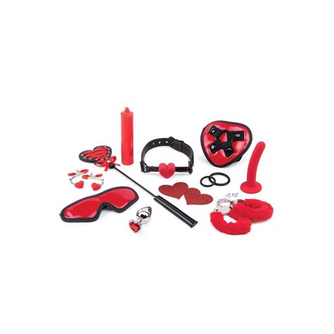 Shop Whipsmart Heartbreaker 10 Piece Sex Toy Set Black Red Prowler