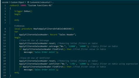Use Of Setrange And Setfilter In Dynamics 365 Important