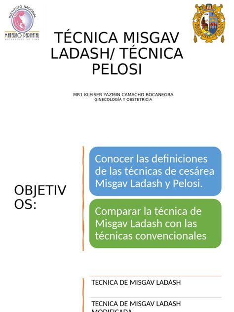 Técnica Misgav Ladash Pdf Medicina Clinica Especialidades Medicas
