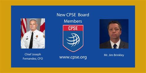Center For Public Safety Excellence On Linkedin The Cpse Board Of