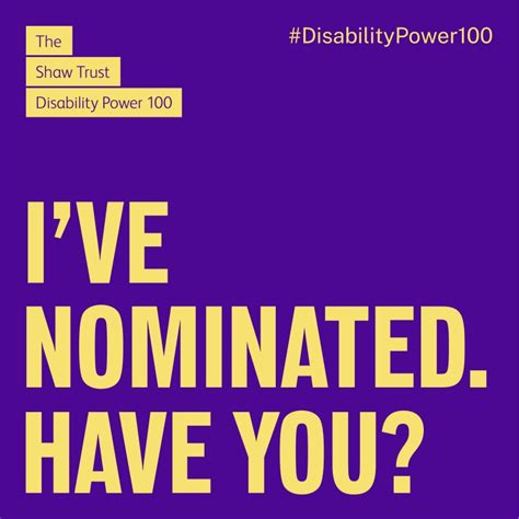 Nominate For The Disability Power 100 2024 Crip Life™ Posted On The