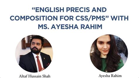 Understanding Syllabus Of English Precis And Compositions Css Cssloader Pms Fpsc Precis