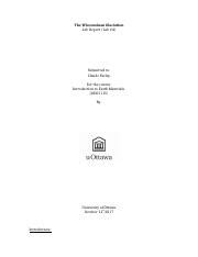 GEO1115 2017 Lab4 Docx The Wisconsinan Glaciation Lab Report Lab 4