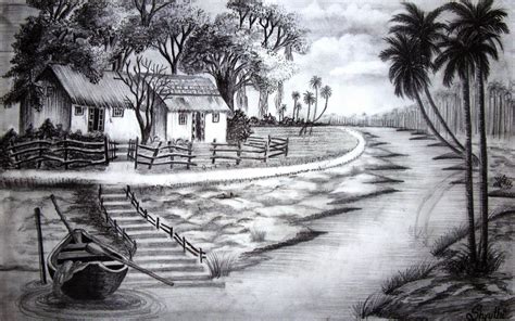 Pencil Art Nature At Lori Chambers Blog