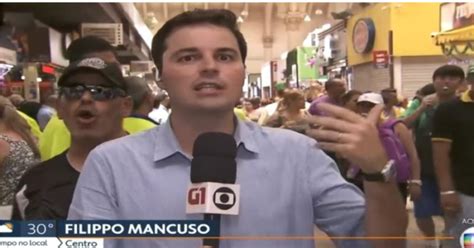 RsnotÍcia Repórter Reage Ao Vivo Após Homem Gritar “globo Lixo”
