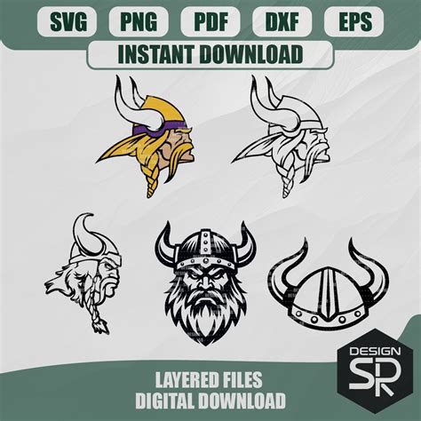 Viking Svg Png Dxf Cricut And Silhouette File Svg Bundle Sticker