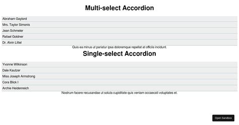 React Recoil Accordion Codesandbox