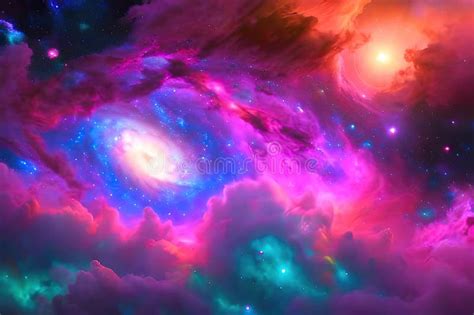 Vibrant Nebulas Stock Illustrations 2054 Vibrant Nebulas Stock