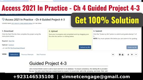 Access 2021 In Practice Ch 4 Guided Project 4 3 Guided Project 4 3 Youtube
