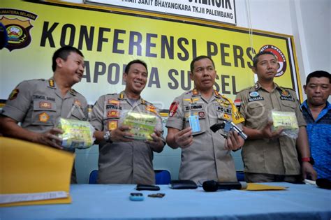 Tangkapan Narkoba Polda Sumsel Antara Foto