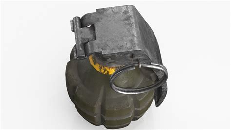 3d Hand Grenade Model Turbosquid 1961906