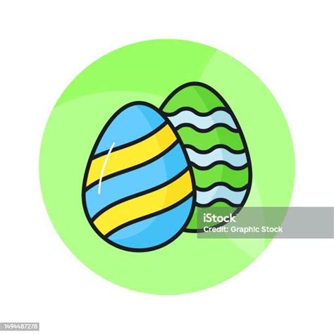 트렌디 한 스타일로 장식 달걀의 아름답게 디자인 된 아이콘 사용하기 쉬운 벡터 0명에 대한 스톡 벡터 아트 및 기타 이미지 0명 다중 색상 달걀 Istock