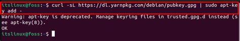 How To Install Yarn On Ubuntu LTS Its Linux FOSS