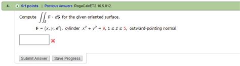 solved compute double integral s f ds for the given orien