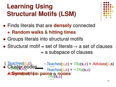 Ppt Learning Markov Logic Networks Using Structural Motifs Powerpoint Presentation Id2498072