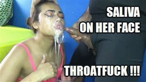 DEEP THROAT SPIT FETISH HB VIOLET THROAT F BEAUTY TREATMENT AND SLOPPY DEEPTHROAT