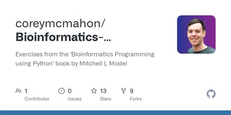 GitHub Coreymcmahon Bioinformatics Programming Using Python Exercises From The