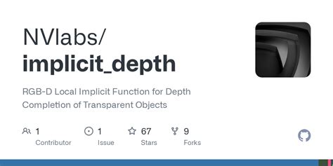 GitHub NVlabs Implicit Depth RGB D Local Implicit Function For Depth Completion Of