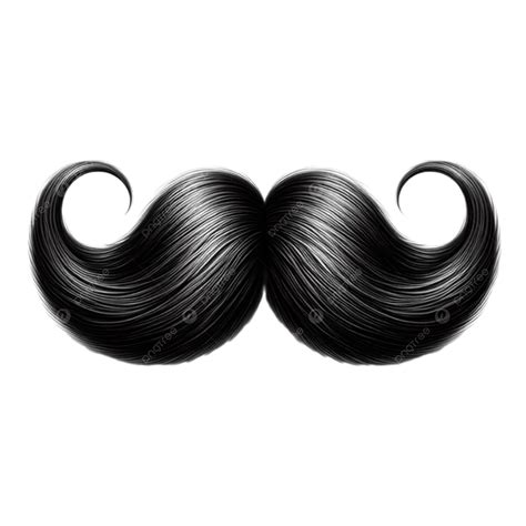 Curly Black Mustache Art Curly Black Mustache Silhouette Man Beard