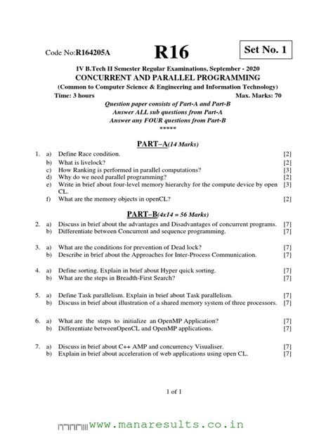 Concurrent And Parallel Programming Sept 2020 Pdf Parallel