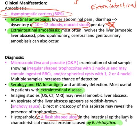 Parasitic Infections Flashcards Quizlet