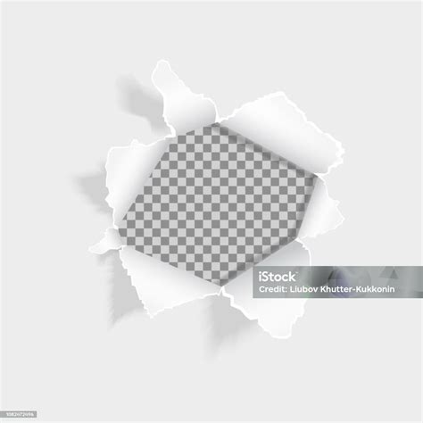 현실적인 찢어진된 구멍 종이 시트입니다 흰색 바탕에 찢어진된 종이입니다 종이 찢어진된 가장자리와 텍스트를 위한 공간입니다 웹 인쇄 배너 광고 프레 젠 테이 션에 대 한