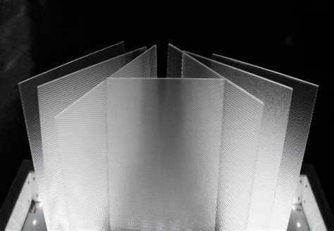 Prism Cone Acrylic Diffuser Sheet Enhance Lighting Efficiency