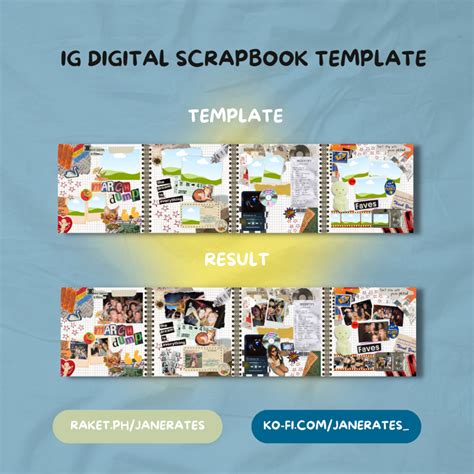 Dump Instagram Digital Scrapbook Template Jas Ko Fi Shop Ko Fi ️