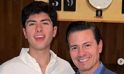 Enrique Peña Nieto Su Hijo Diego Visita En España Con Maritza Díaz